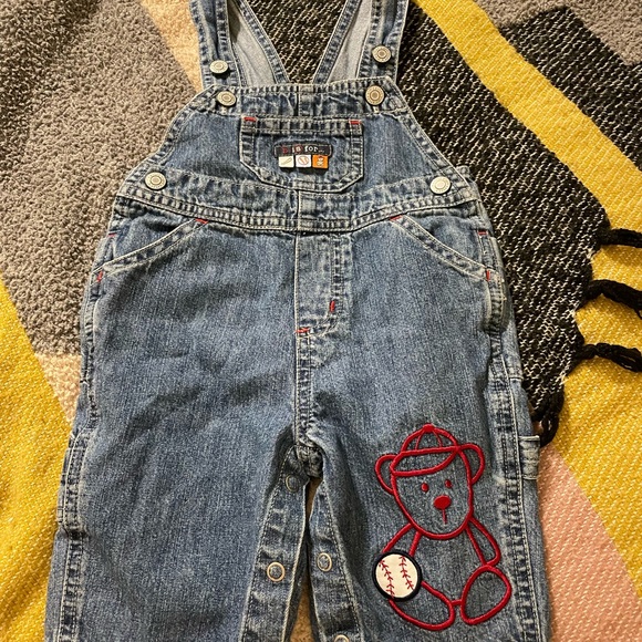 Carter's | One Pieces | Vintage Carters Baseball Denim Overalls | Poshmark